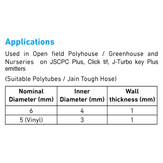Jain Irrigation Four Way Connector