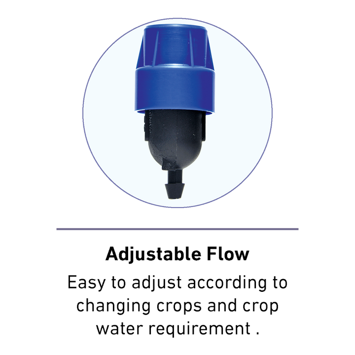 Jain Irrigation Vari Flow ™ Dripper