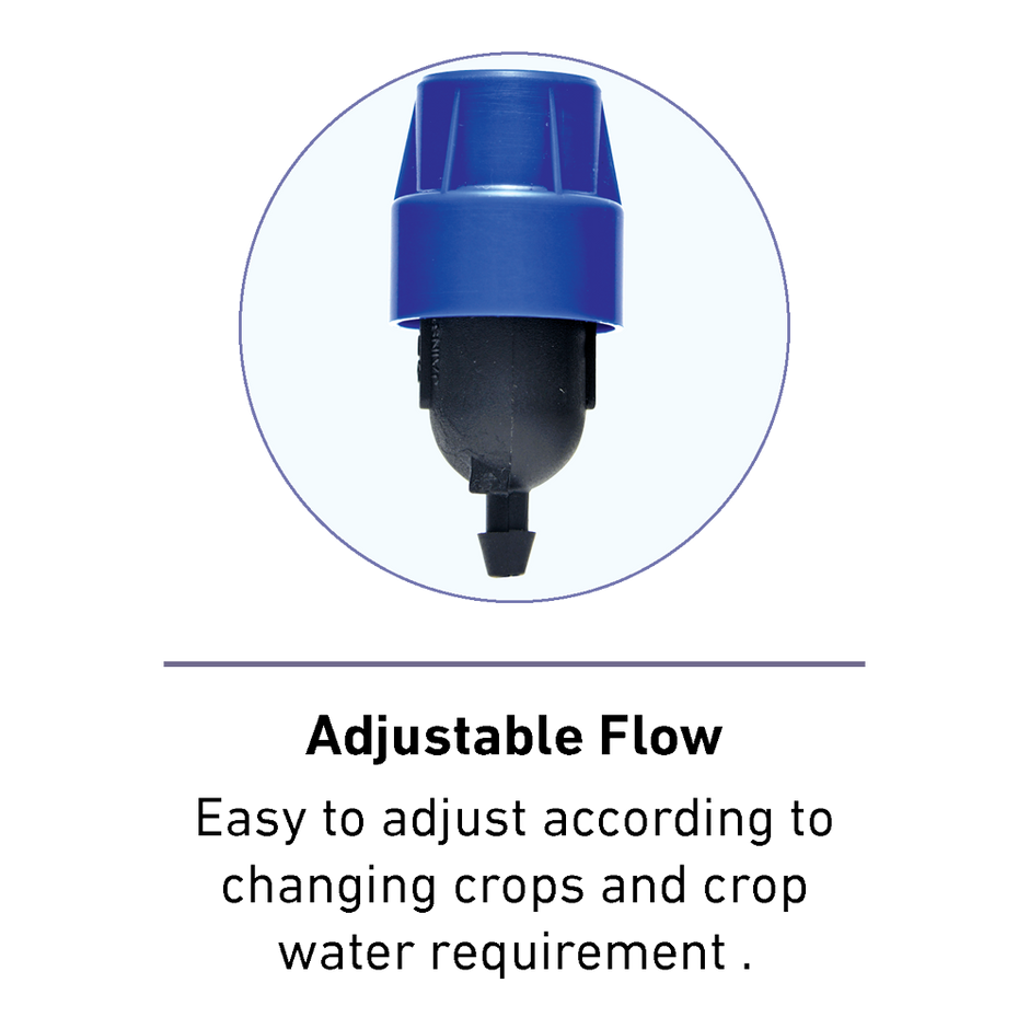 Jain Irrigation Vari Flow ™ Dripper